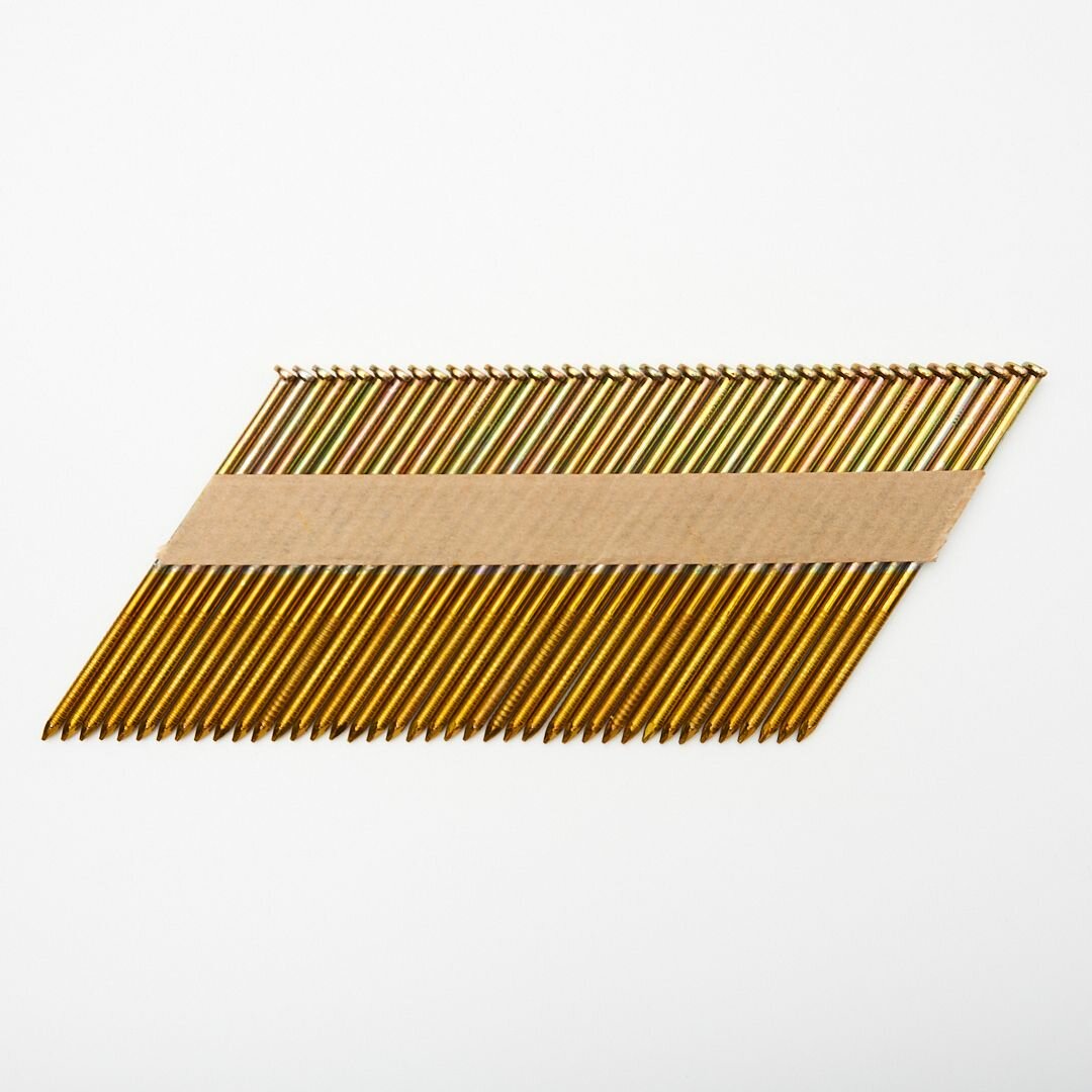 Реечные гвозди по дереву тип D34 (3х75, RIEG гальв. кольц. накат, 2000 шт/уп) FEDAST