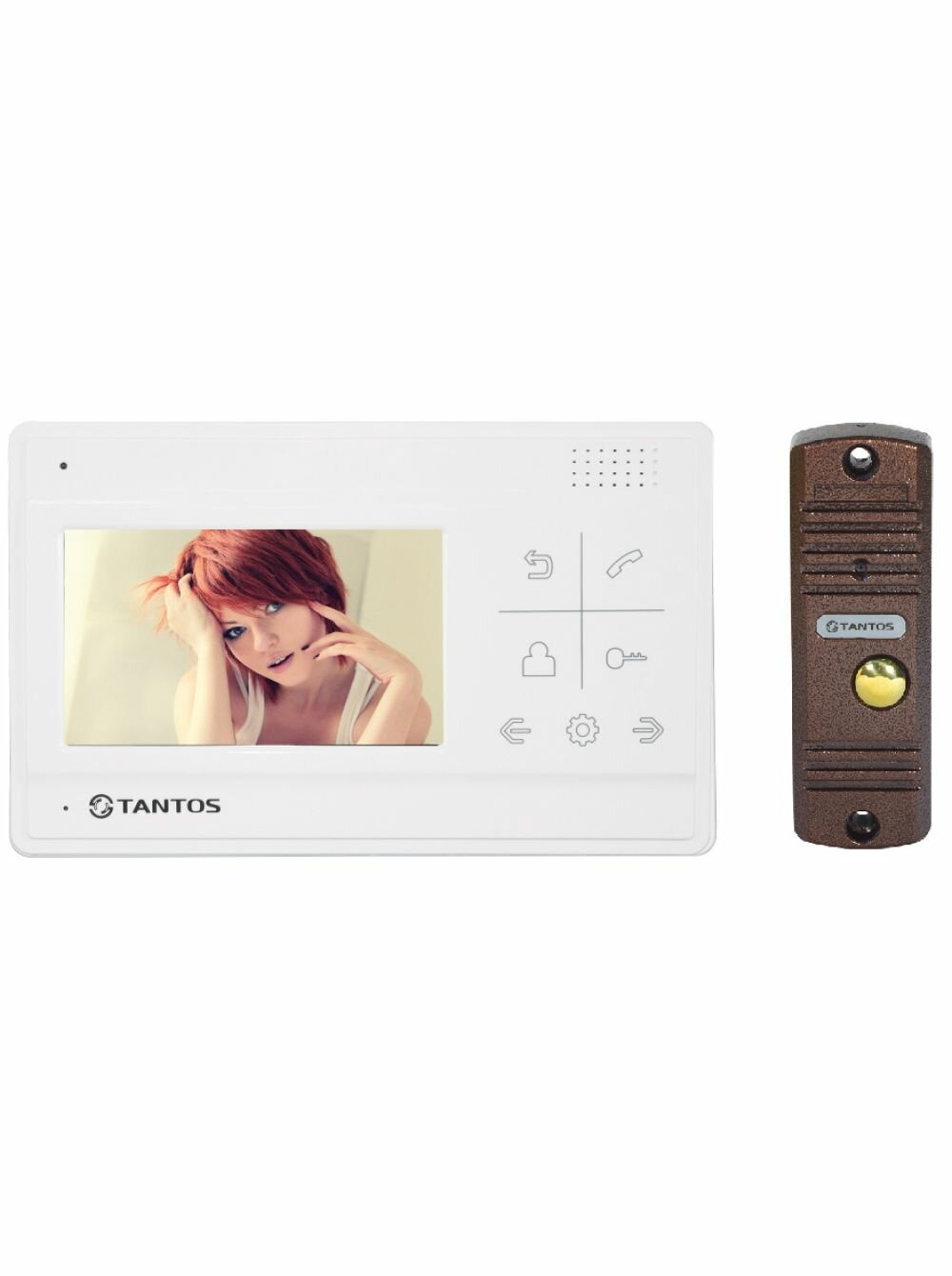Tantos LILU kit комплект бюджетного домофона с цветным дисплеем 4,3"