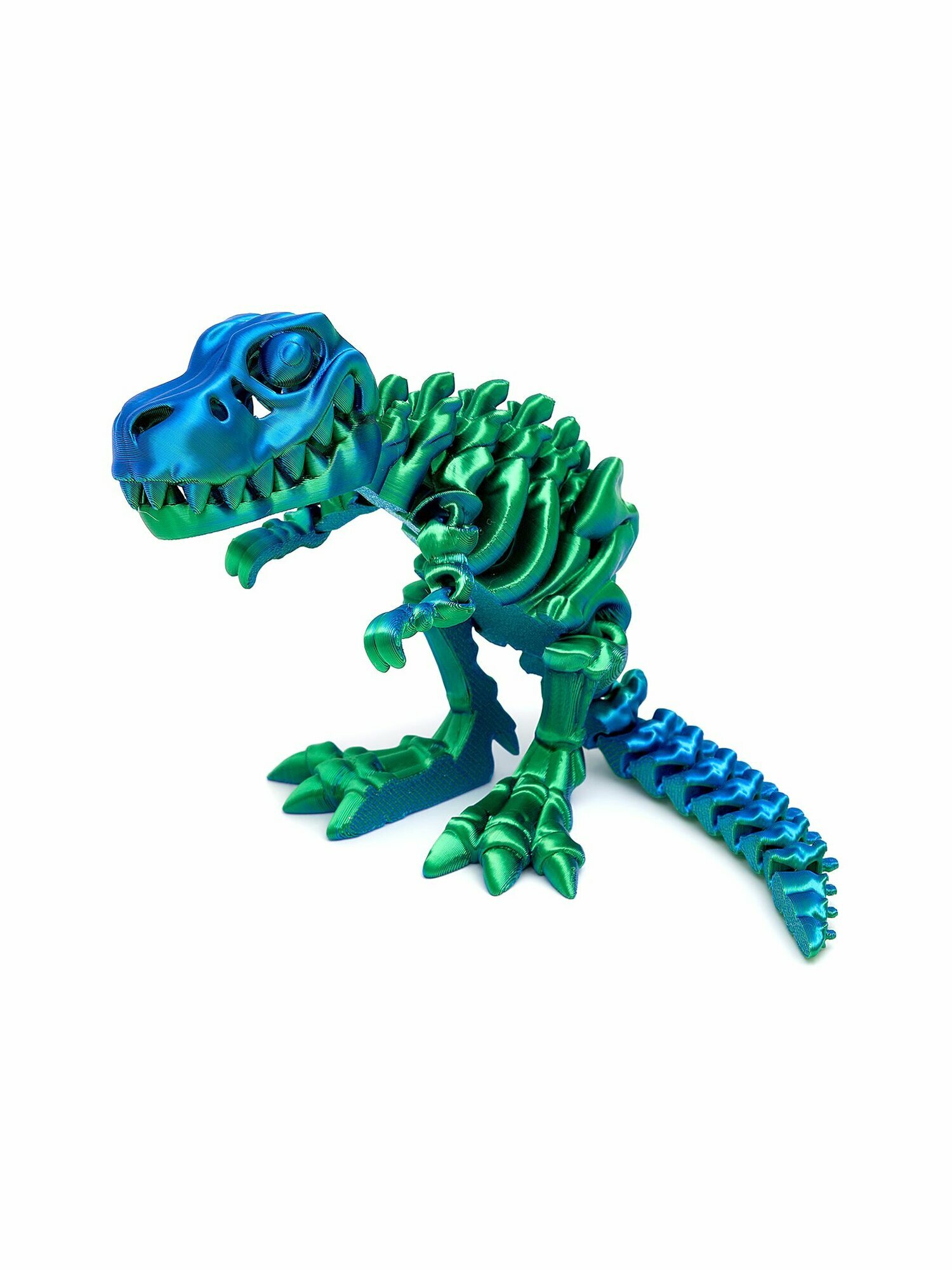 Подвижная 3D игрушка "Динозавр", развивающая детская фигурка для сюжетно-ролевых игр, фиджет-антистресс, 22 см, цвет микс