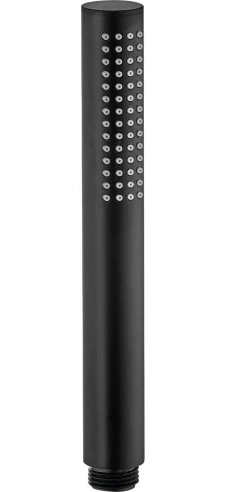 Душевая лейка Kludi Nova Fonte 3912039-00 латунная, с экономией воды, лейка для душа, черная, матовая