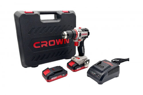 Дрель-шуруповерт аккумуляторная Crown Professional CROWN CT21128HMX-2 BMC