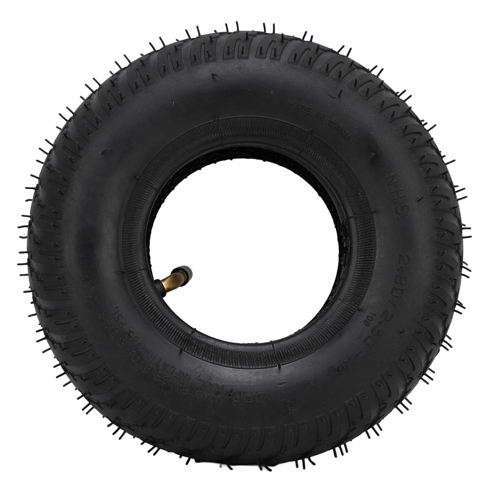 Комплект: покрышка и камера 2.80/2.5-4, вентиль TR-87, для тележек