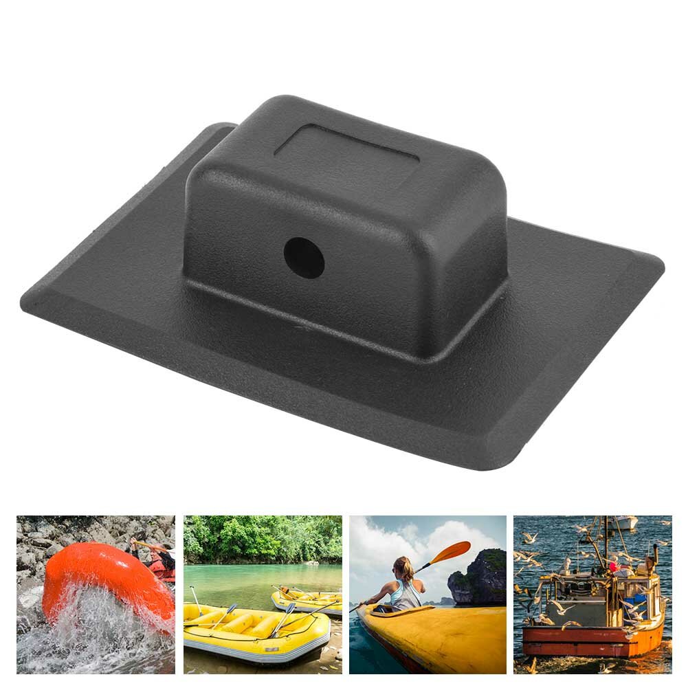 Аксессуар для лодки из ПВХ для навигации, черный цвет, для каяка, штурмовой лодки, резиновой динги, 1 шт.