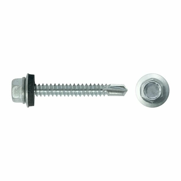 Кровельные саморезы оцинкованные FIXBERG 6,3х51 мм 25 шт