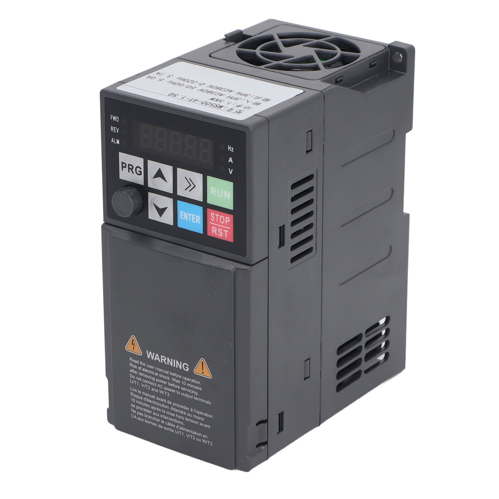 Векторный преобразователь частоты, 3 фазы, 1,5 кВт, регулируемый привод, вход переменного тока 380 В, 50/60 Гц, выход переменного тока 380 В, 0‑320 Гц