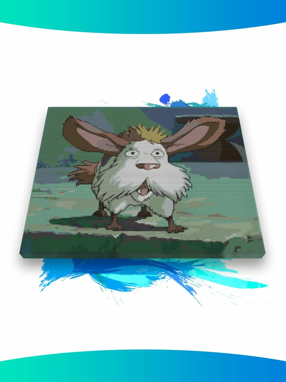 Алмазная мозаика на подрамнике - вышивка Хин - Ходячий замок 40 х 50 см