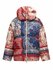 Пуховик Roberto Cavalli Bandana-print puffer jacket, размер 38, синий
