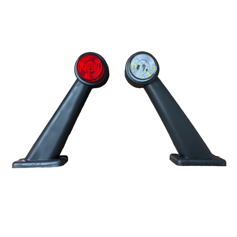 Фонарь габаритный (рога) фг-5-04 led (24в) бегущий (крепление 4 отверствия)арт. фг-5-04led