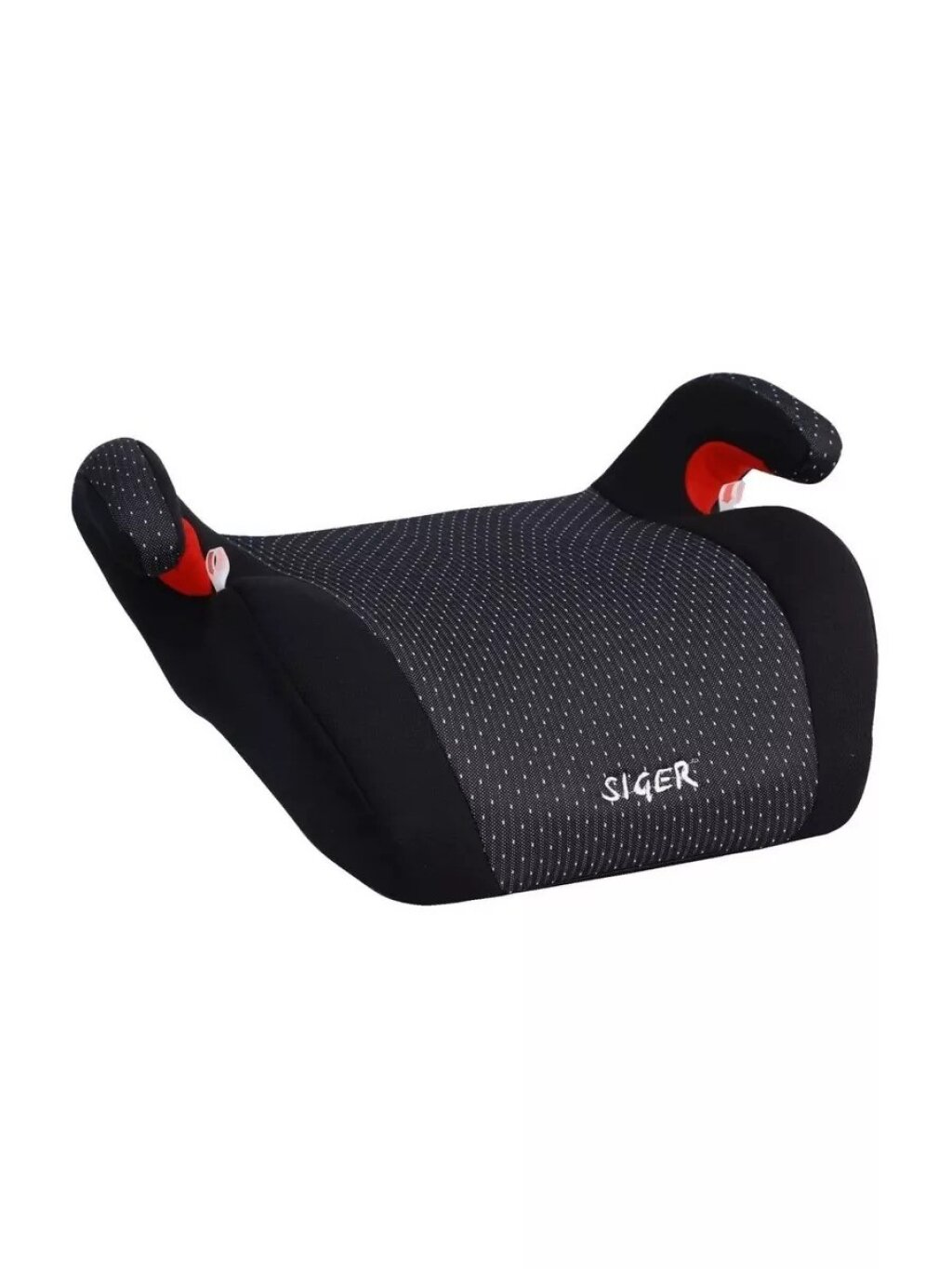 Бустер группа 3 (от 18 до 36 кг) Siger Мякиш Плюс серый/чёрный