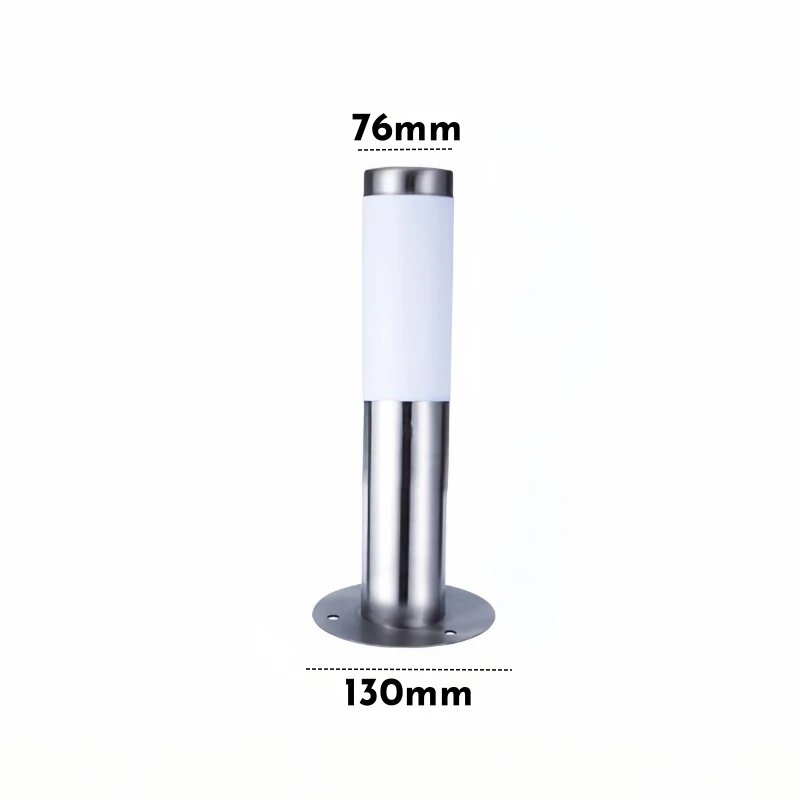 Светодиодный столб для газона Khelse, Белый, Silver Body, Warm White 3000K, H450mm