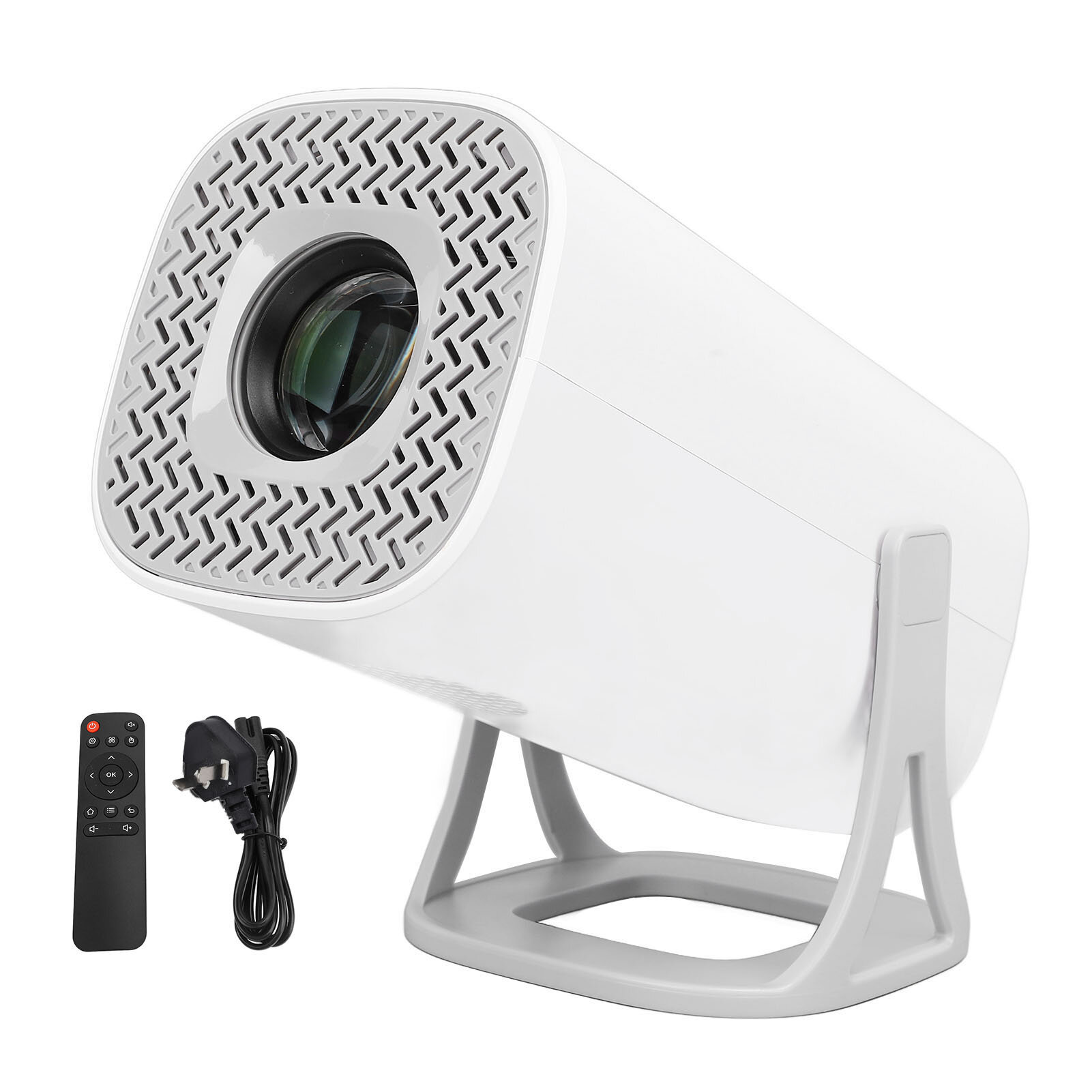 Небольшой портативный проектор 1080p FHP 4K WiFi6 BT5.4 180 градусов Flip Home Video Proctor Au Plug