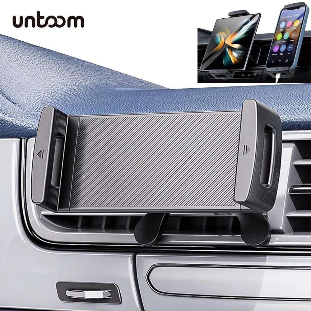 Универсальный держатель для планшетов 4,7-12,9 дюймов, автомобильный кронштейн для крепления к воздуховоду, подставка для мобильных телефонов, iPad Pro, Air, Mini, iPhone, Samsung