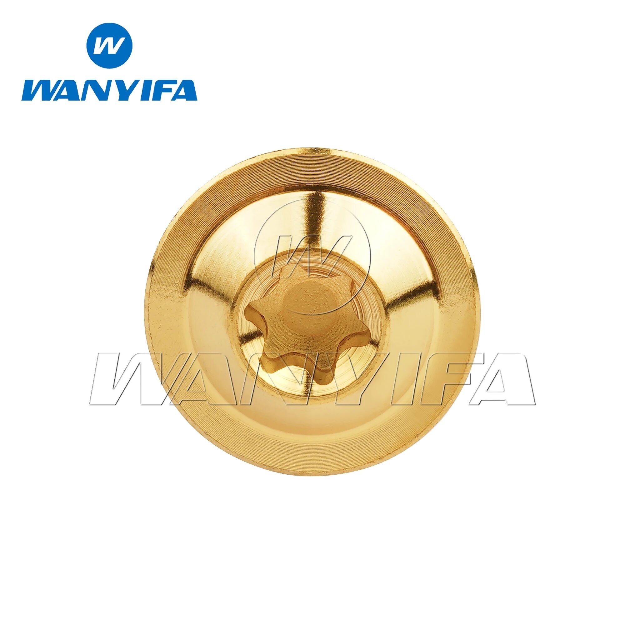 Титановые болты Wanyifa M8x10-70 мм T40 5/12 шт. Gold, 10mm, 5PCS