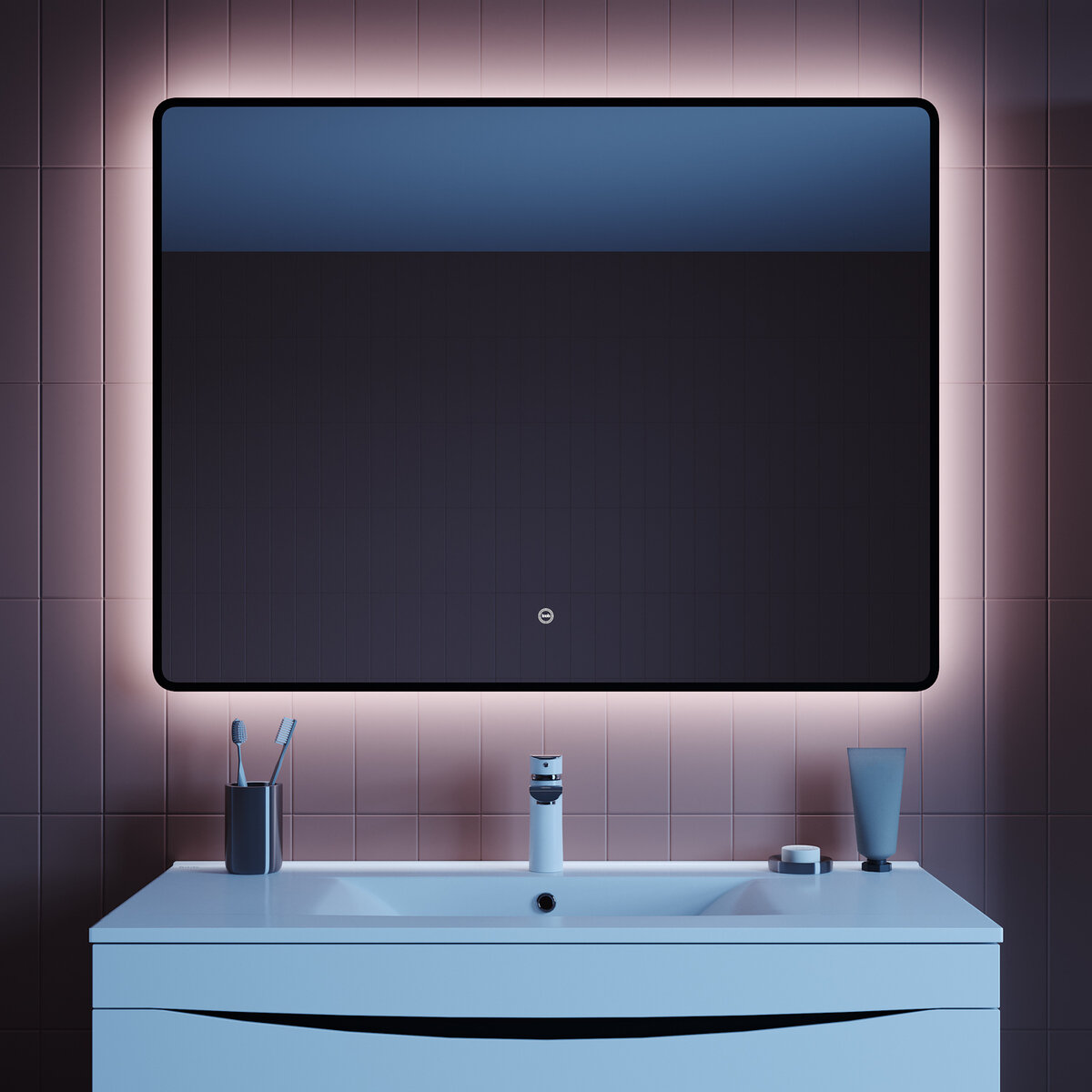 Зеркало с подсветкой IDDIS Cloud X CLX1000i98 100 см, LED-лента, сенсорный