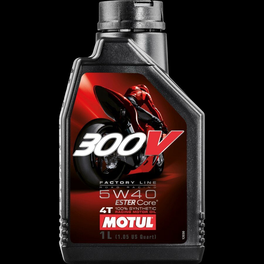 Масло моторное 300V 4T Factory Line 5W-40 1 л от официального дистрибьютора, MOTUL, артикул 104112
