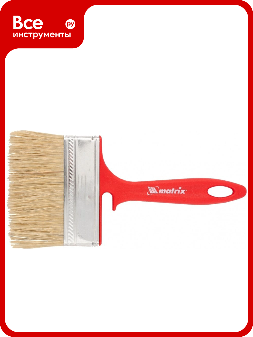 Флейцевая кисть MATRIX Color Line эмали 100х12 мм 83354, с эмалями