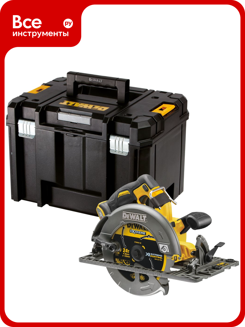 Аккумуляторная дисковая пила Dewalt DCS579NT, 54 В, 190 мм, 5800 об/мин, без АКБ и ЗУ, в кейсе TSTAK DCS579NT-XJ, Мощная