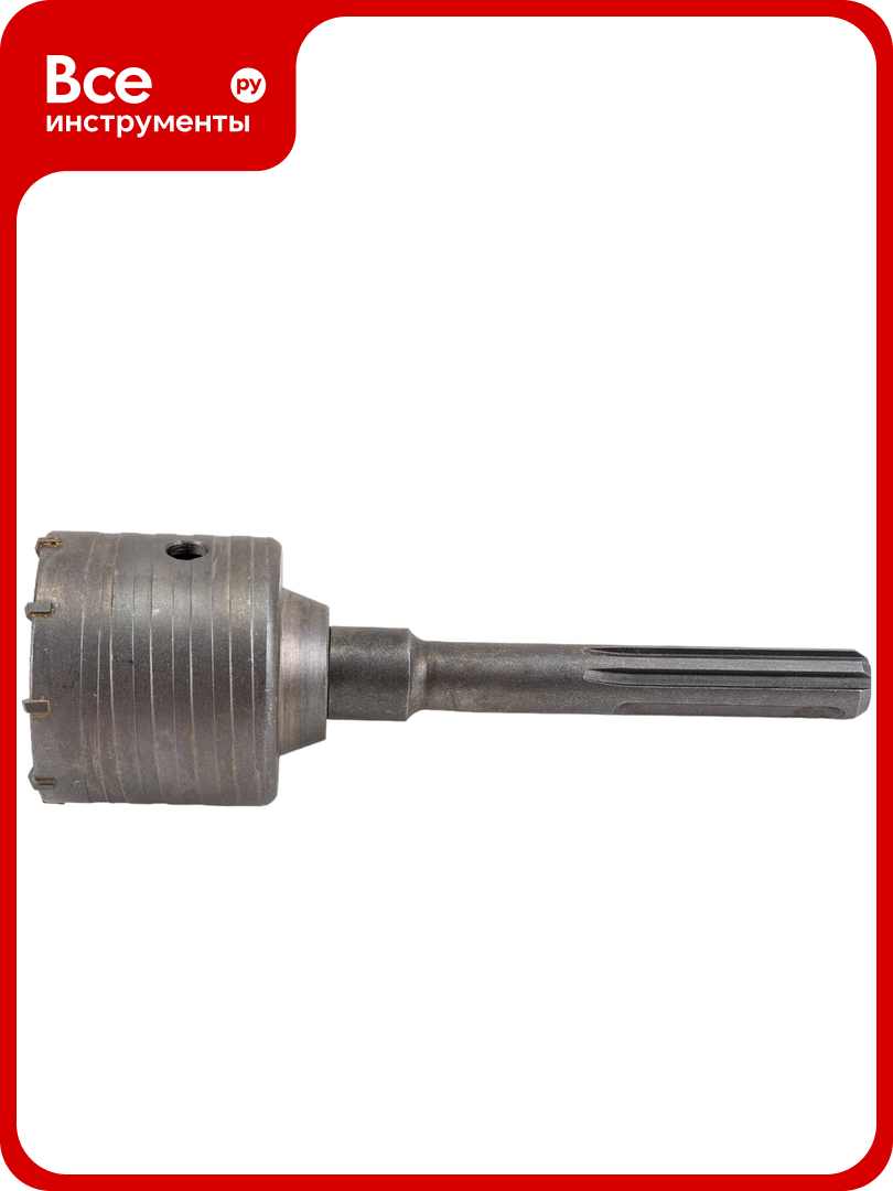 Коронка SDS-Max по бетону буровая в сборе для перфоратора 70 мм Strong СTК-06800070, 70 мм