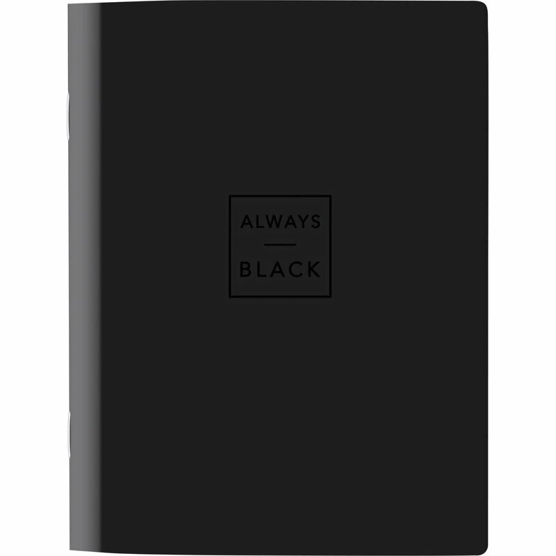 Тетрадь общая Attache Selection Квадрат Black 165x220 мм 48л клетка скрепка