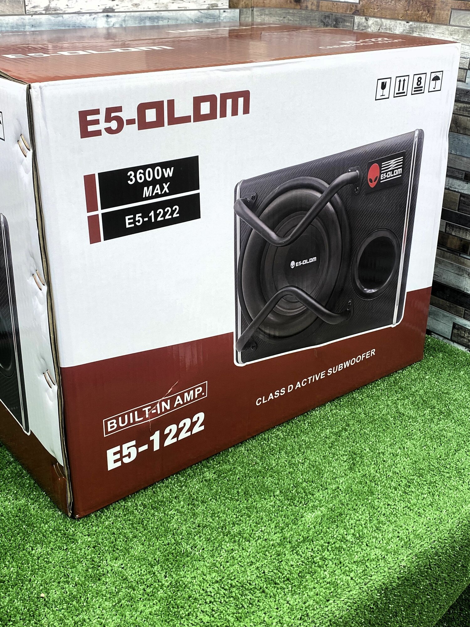 Автомобильный активный сабвуфер от E5-OLOM E5-1222