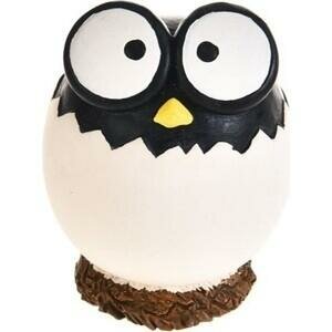 HOMEPET BUBBLE 10х7,5х7,5 см игрушка для собак цыпленок в яйце с пищалкой латекс