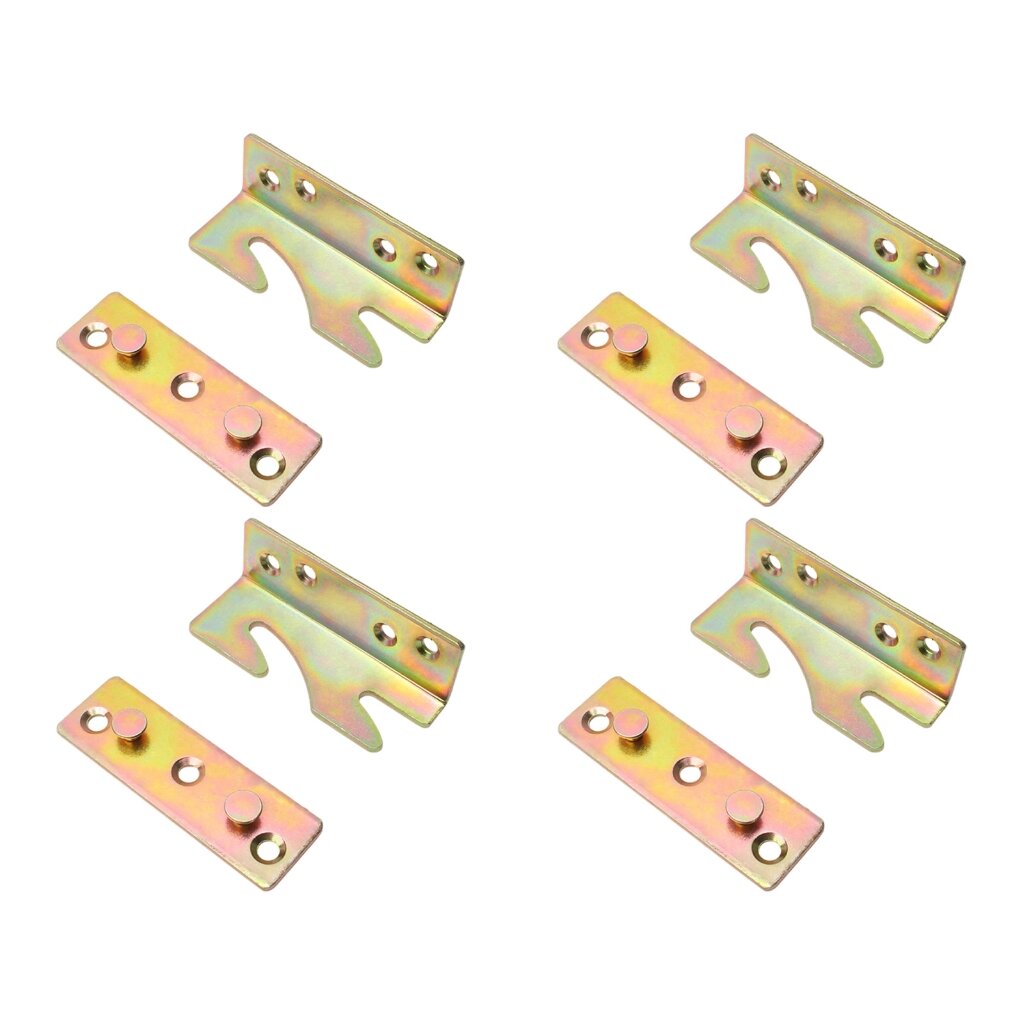 Аксессуары для крепления деревянной кровати-4-дюймовая подвеска для кровати толщиной 2,5 мм