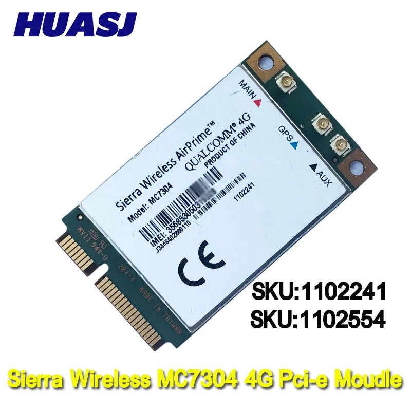 Huasj Sierra Wireless AirPrime MC7304 PCIe LTE 4G модуль HSPA + WCDMA 1102241 1102554