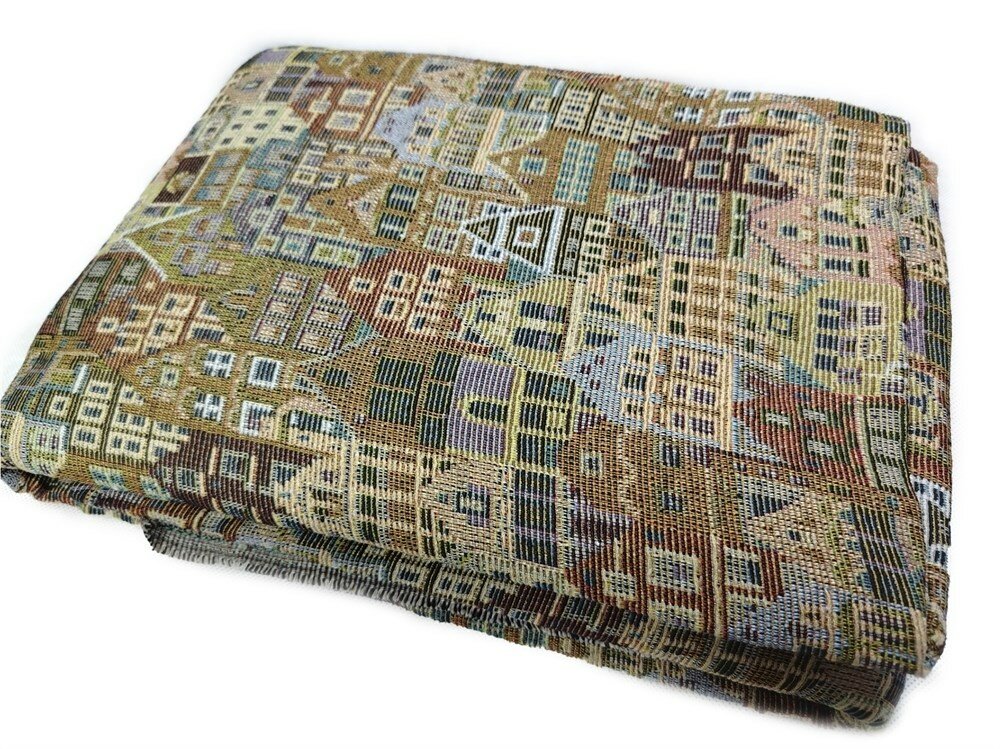 Покрывало гобеленовое (п-5) , СН-Текс. рисунок город 150х210