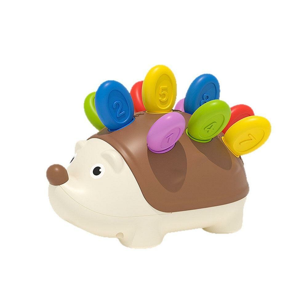 Сортер для малышей Ежик Спайк, Развивающая игрушка, Занимательные развивающие игры по Методике Монтессори для девочек и мальчиков , Обучающие товары для детей