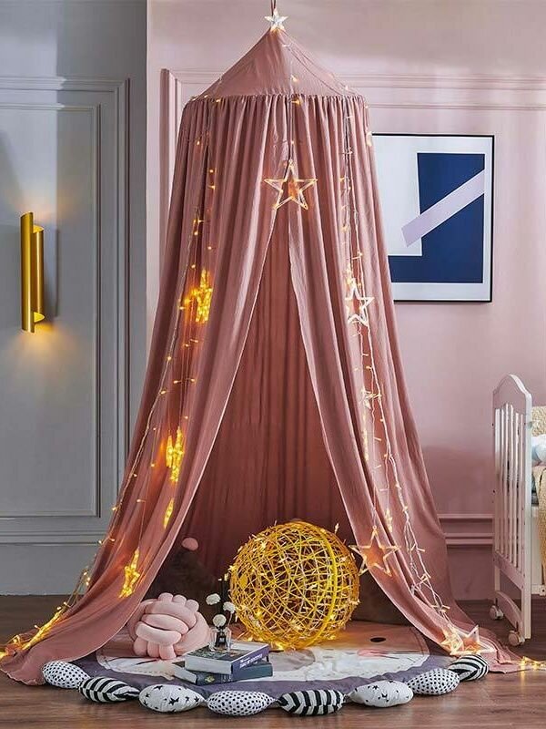 Балдахин шатер, , высота 2,5 м, диаметр0.65 м, периметр 4 м тент для кровати с антифоновым полотном