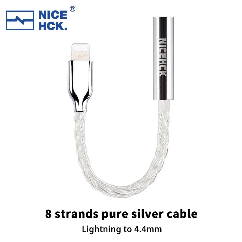 NICEHCK TC3 аудио кабель Silver 8Strand C-3.5