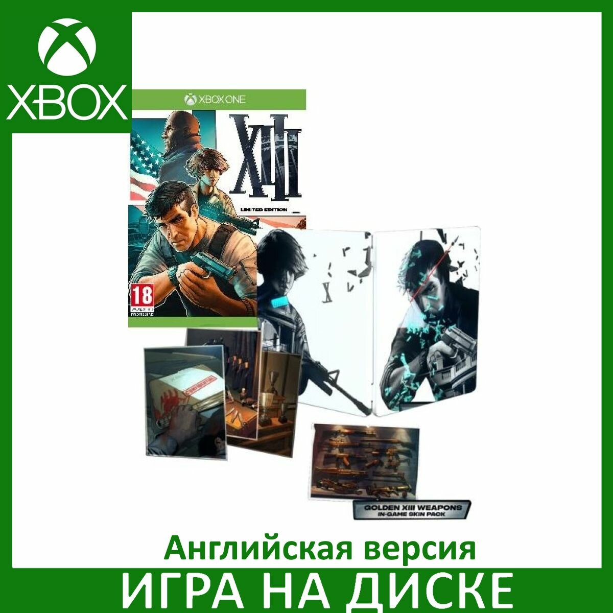 Игра XIII (13) Limited Edition Xbox One, Series X Диск на Xbox Английская версия