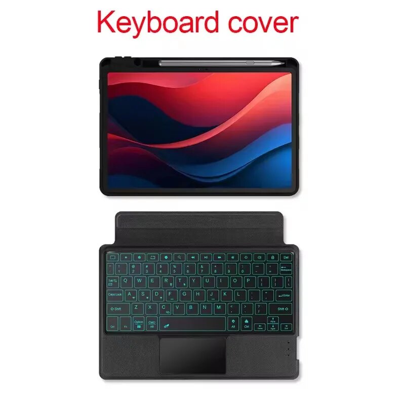 Съемный чехол с клавиатурой для Lenovo Xiaoxin Pad 2024 TB331FC 11 дюймов TB330FU Tab M11, планшет, португальский, французский, испанский, немецкий, клавиатура, Keyboard Cover