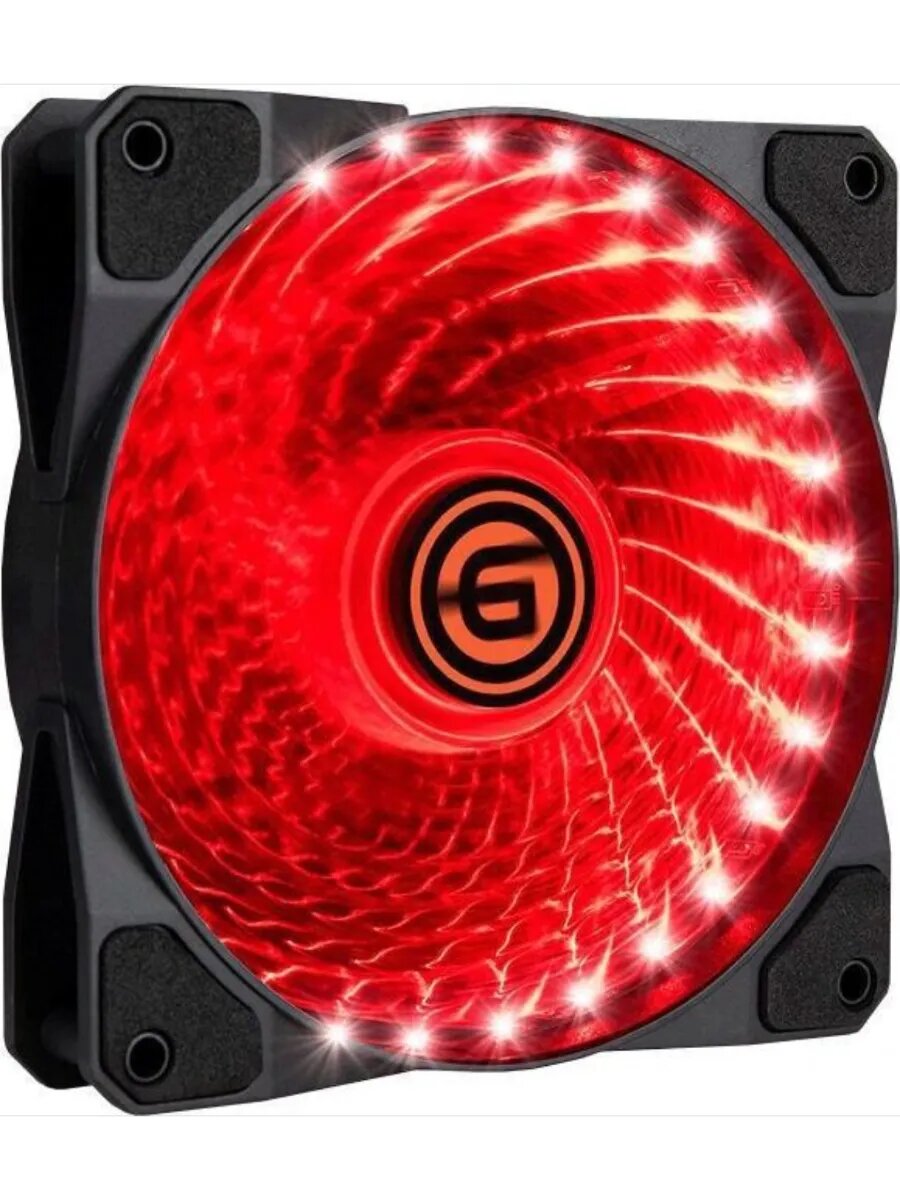 Вентилятор для корпуса ПК LED 12LR33 красный