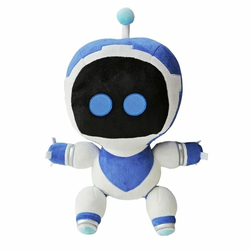 Плюшевая игрушка Астро Бот (Astro Bot) из игры PS5: мягкий робот, милый персонаж, отличный подарок для фанатов и детей, декор для комнаты