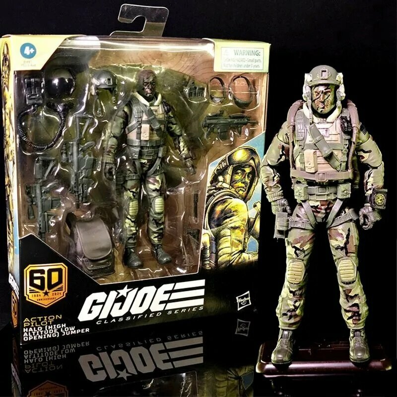 Коллекционный набор G.I. Joe 60-летие: 6-дюймовые подвижные фигурки (Снайпер и Солдат-десантник)