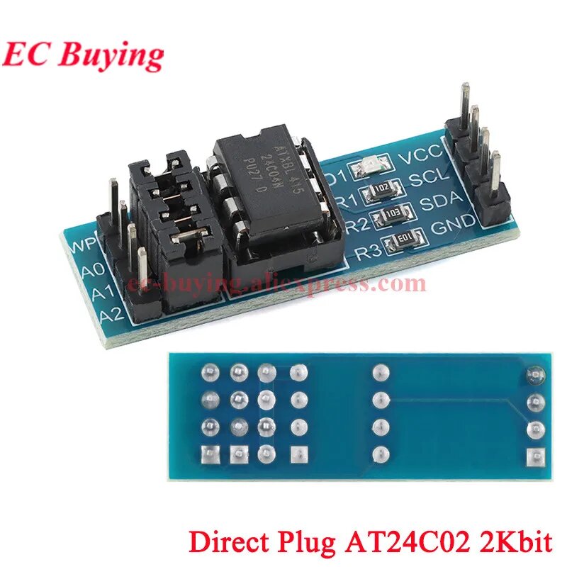 Модуль памяти EEPROM AT24C256 1-10 шт 5pcs, Direct Plug AT24C02