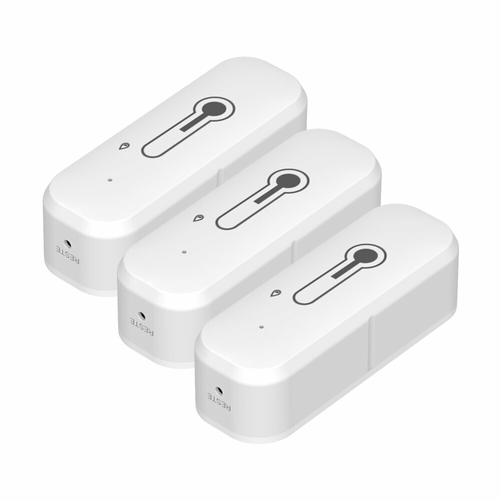 3 Pack Датчик Температуры и Влажности WiFi с Управлением через Приложение Tuya, Мобильные Уведомления, Общий Доступ, Монитор для Дома, Питомцев, Теплицы, Протокол WiFi 2.4Hz, Диапазон Температуры -20°C-60°C, Диапазон Влажности 0%-100% RH, Размер