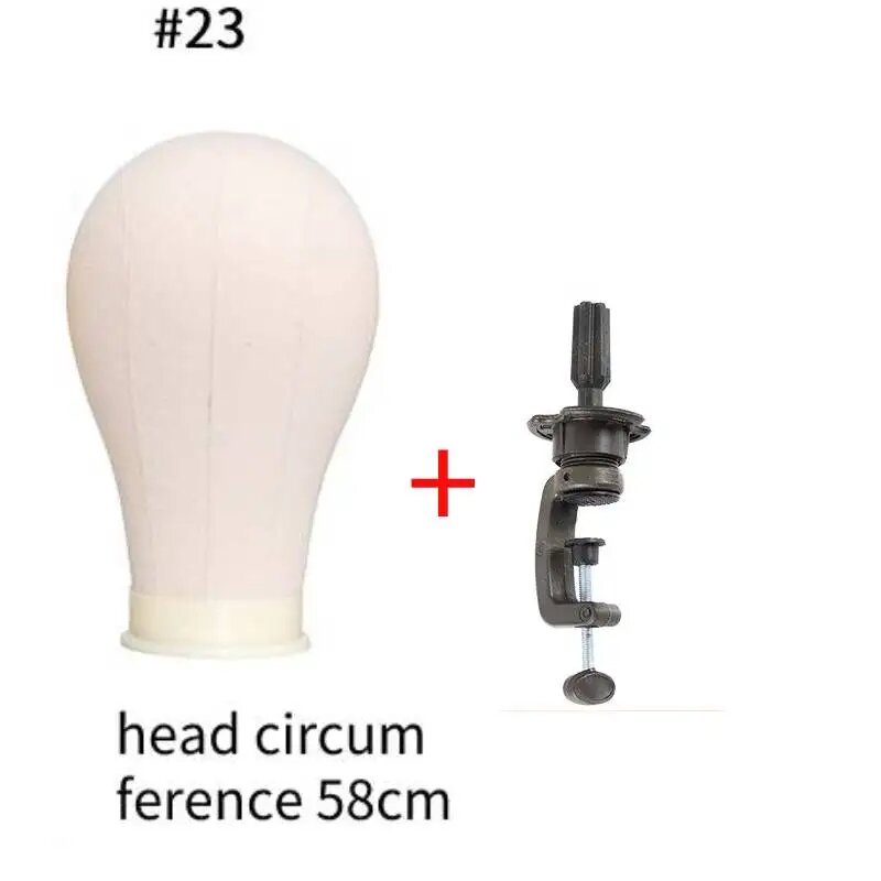Холщовый манекен для парика 21-24 дюйма