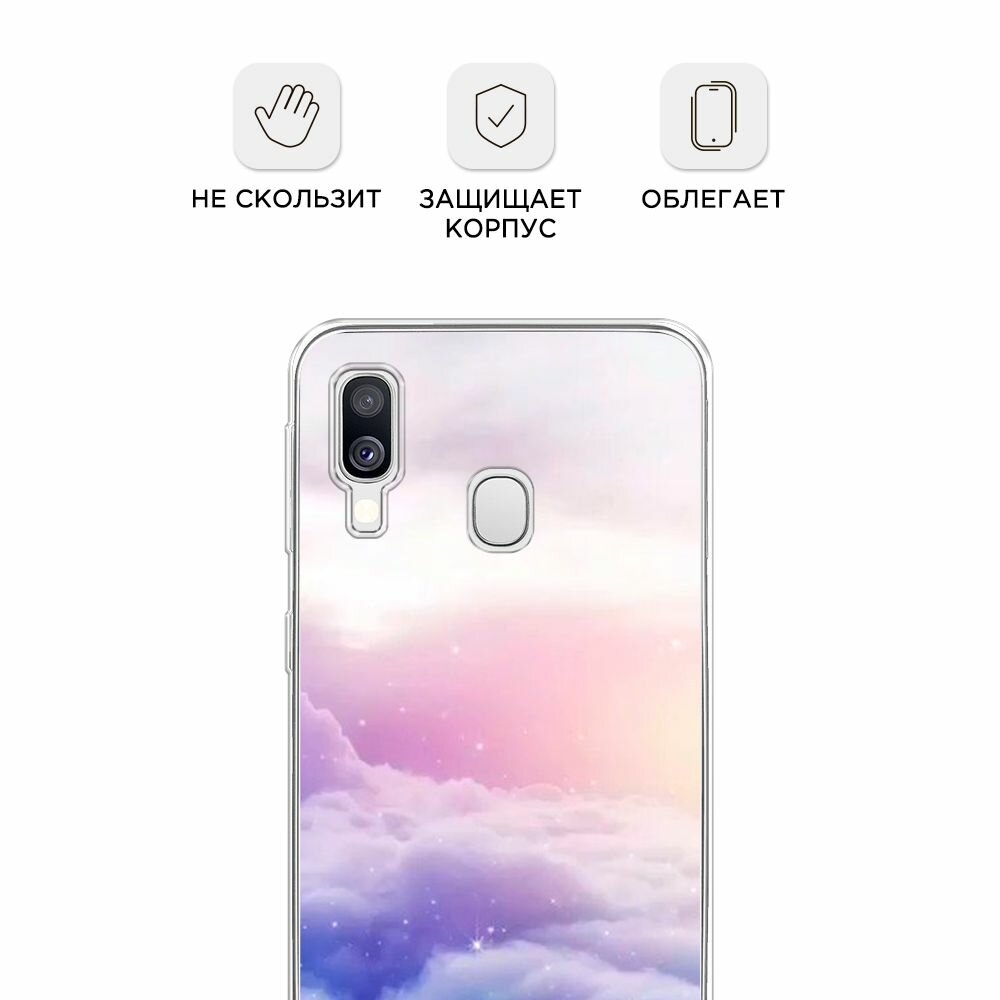 Чехол на Samsung Galaxy A40 / Самсунг Галакси А40 с принтом "Небеса" — фото 1