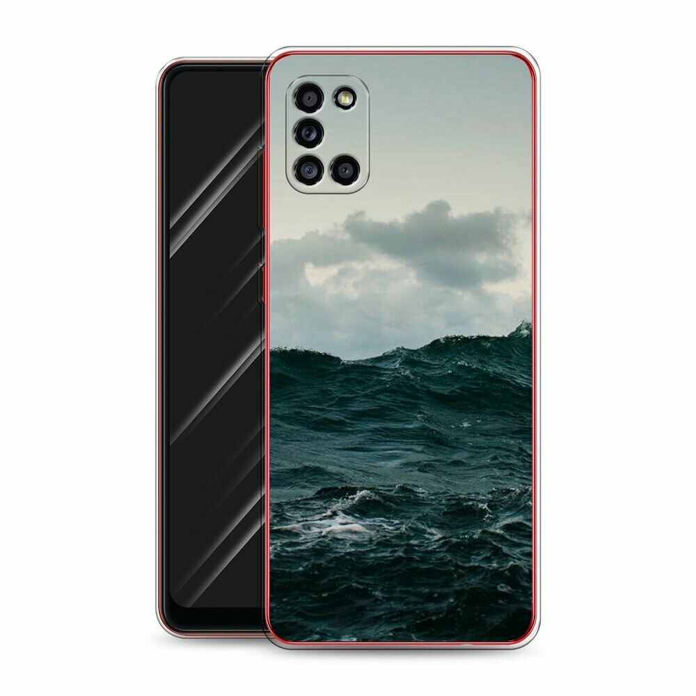 Чехол на Samsung Galaxy A31 / Самсунг Галакси А31 с принтом "Волны 11" — фото 1
