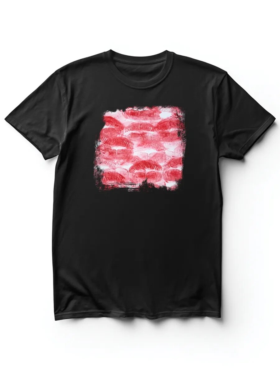 Футболка поцелуи