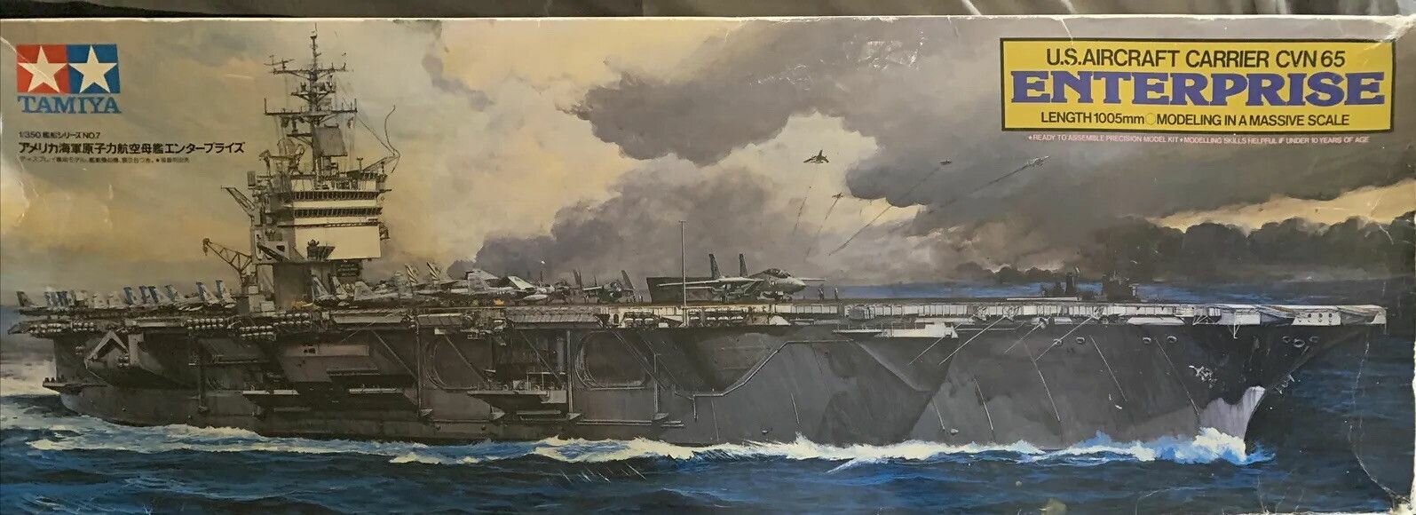 Tamiya 78007 1/350 USS CVN-65 Enterprise Carrier сборная модель Авианосец