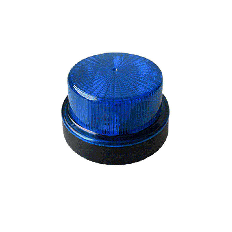 Led warning light with rotating flash and multiple color options for heavy vehicles brand unknown, blue