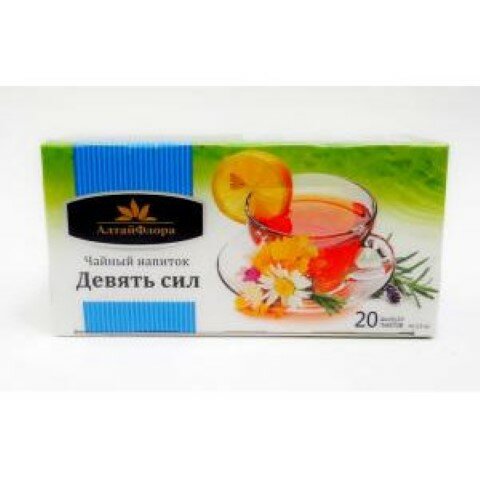 Чайный напиток АлтайФлора девять сил, 20 фильтр-пакетов по 1,5 г