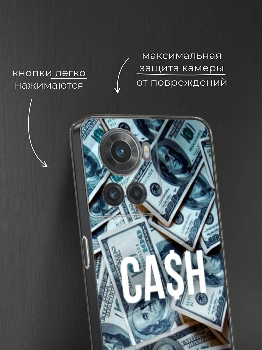 Чехол на OnePlus 10R/Ace / Ван Плас 10R/Ace с принтом "Cash" — фото 1