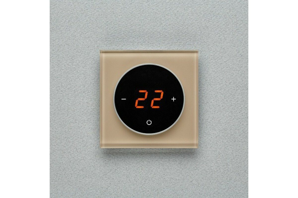 Терморегулятор Aura TAKTO 1236 Brown Light (светлый коричневый) сенсорное управление