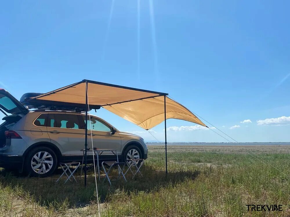 Боковая стенка для маркизы TrekVibe 2,5×2 м — ветрозащитная, водонепроницаемая, универсальная установка