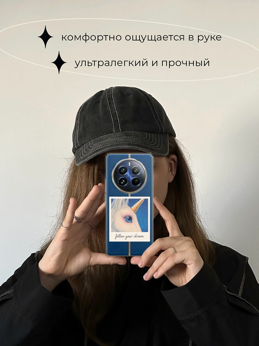 Чехол на Realme 12 Pro / Реалми 12 Про с принтом "Глаз единорога" — фото 1