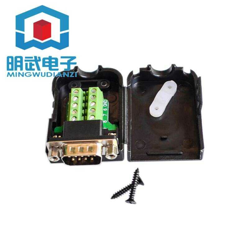 Адаптер Кабеля Последовательного Порта DB9 Male Female Без Пайки С Корпусом Разъем 485 АдАптер RS232 COM Тип опции доставки: Мужскаяголовкасгайкой-скорпусом